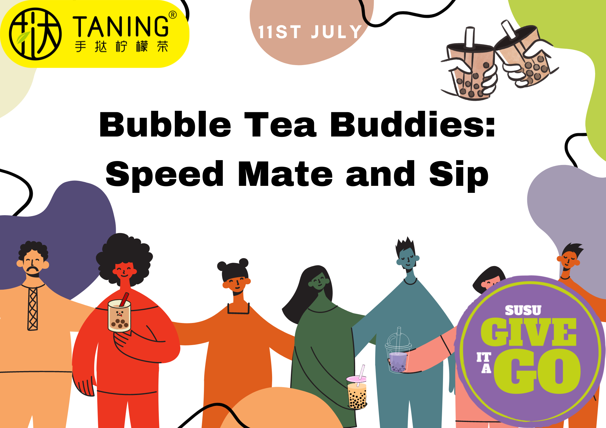 SUSU - GIAG Bubble Tea Buddies: Speed Mate and Sip