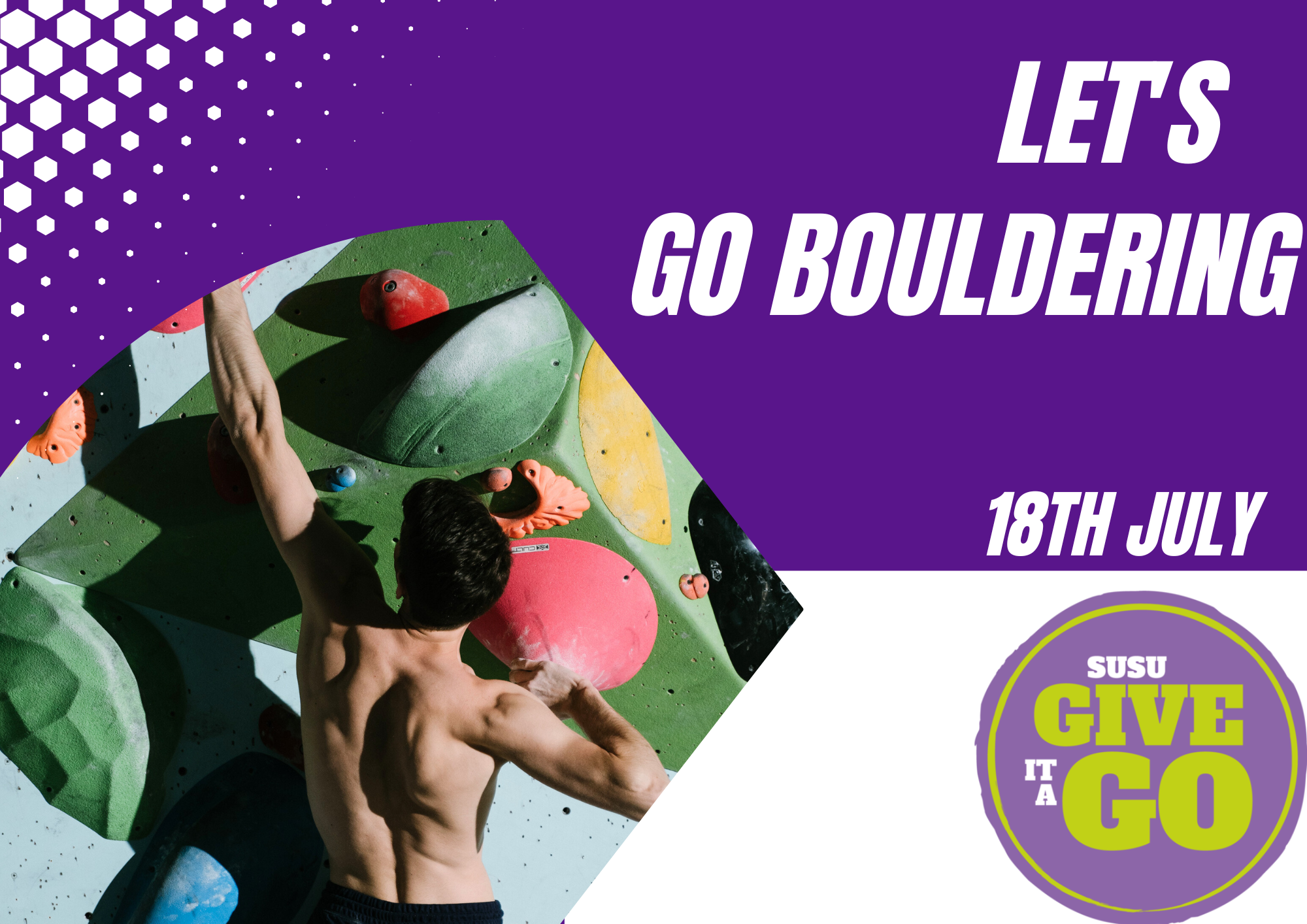 SUSU - Come N Go: Go Bouldering