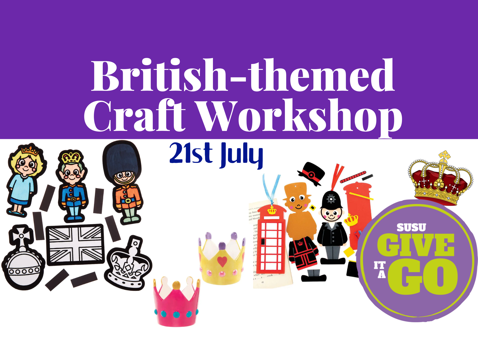 SUSU - GIAG Crafternoon: British-themed Craft Workshop
